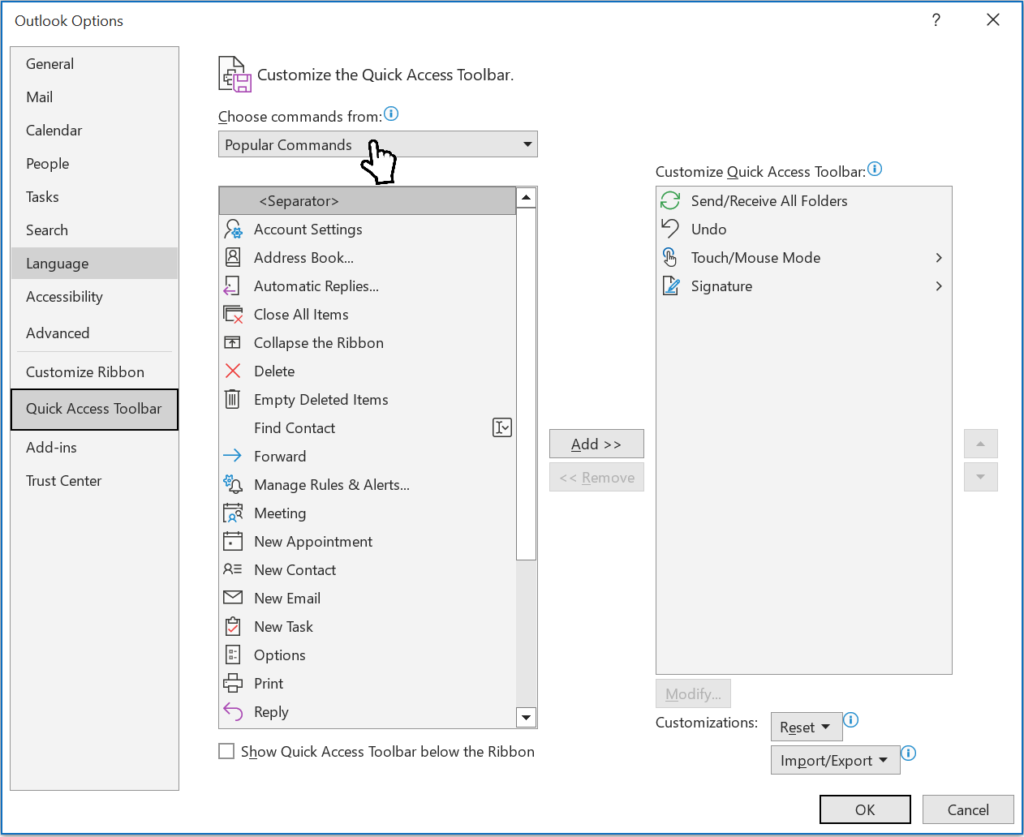 Outlook Signature – How to Create a Keyboard Shortcut – Blog Blog Blog